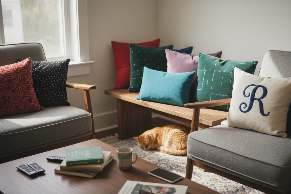 0 Cozy Cushion Ideas to Warm Up Your Home for Christmas - Rofielty